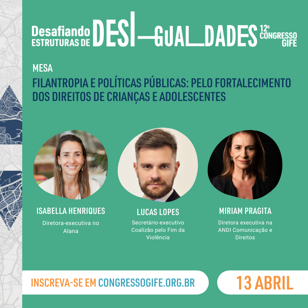 ANDI estará no Congresso do GIFE - ANDI – Comunicação e Direitos
